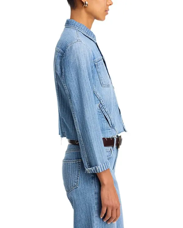 L'Agence Janelle Slim Raw Jacket - Carmel