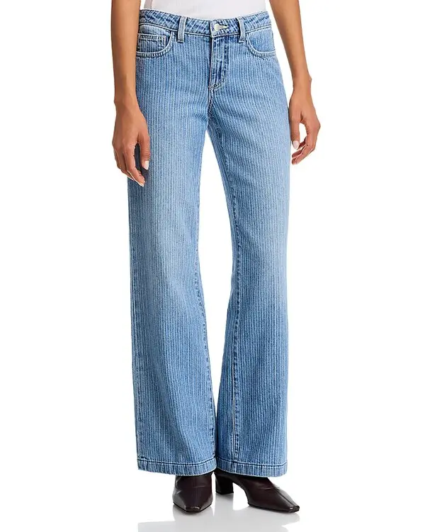 L'Agence Joanne Low Rise Wide Leg Jeans
