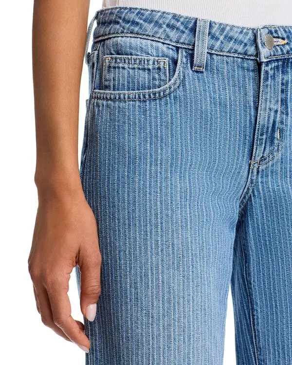 L'Agence Joanne Low Rise Wide Leg Jeans