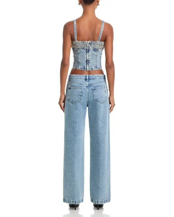 L'Agence Arlin Embellished Tank - Malibu
