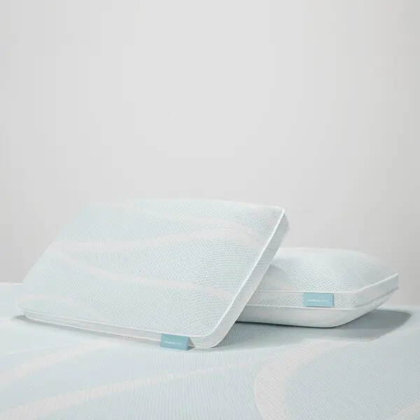 TEMPUR-PEDIC Breeze Prohi Medium Memory Foam Pillow, Queen