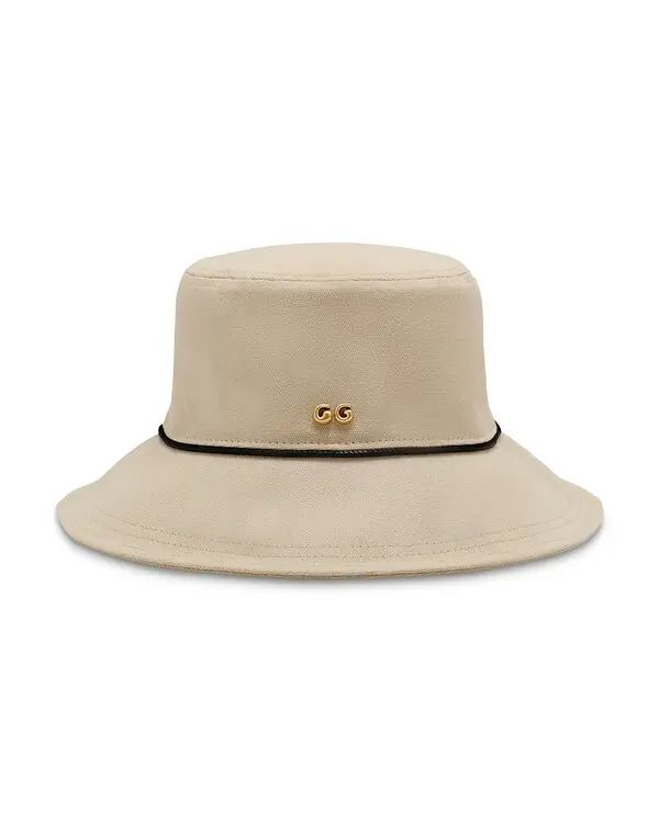 Cult Gaia Maddie Canvas Bucket Hat - Beach