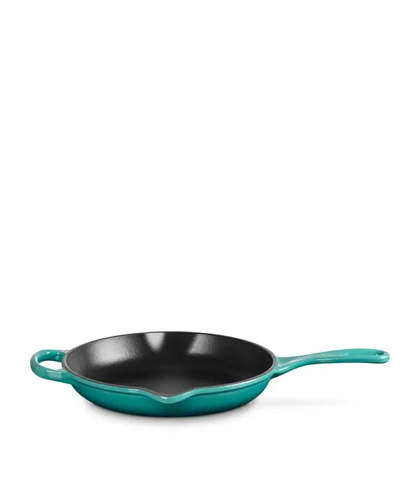 LE CREUSET Cast Iron Skillet - Blue