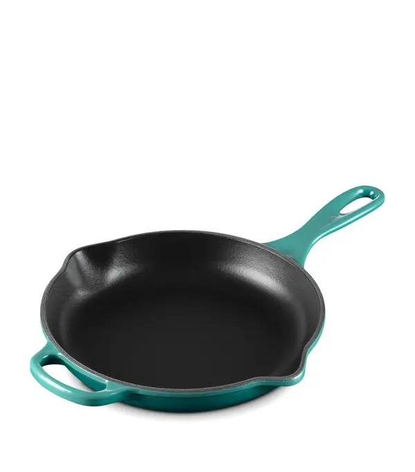 LE CREUSET Cast Iron Skillet - Blue