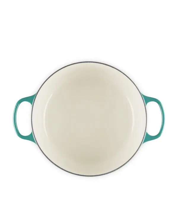 LE CREUSET Cast Iron Round Casserole Dish - Blue