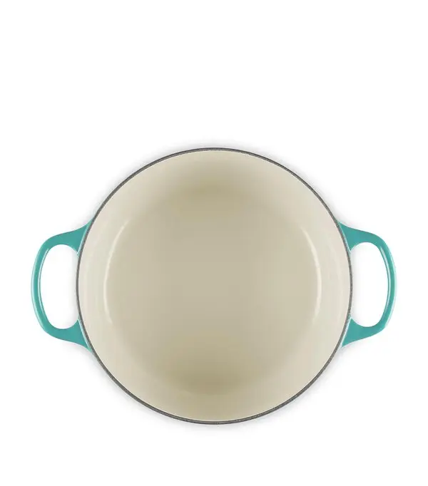 LE CREUSET Cast Iron Round Casserole Dish - Blue
