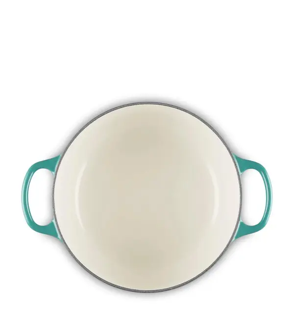 LE CREUSET Cast Iron Round Casserole Dish - Blue
