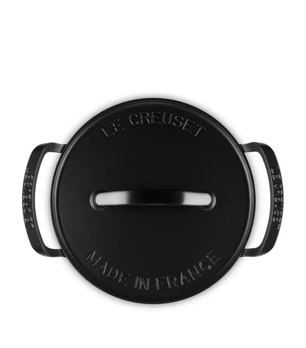 LE CREUSET Cast Iron Bbq Shallow Casserole Dish - Black