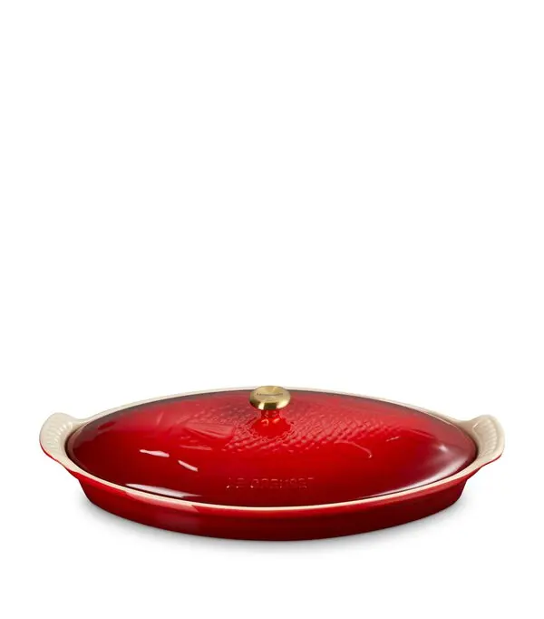 LE CREUSET Stoneware Heritage Fish Baker
