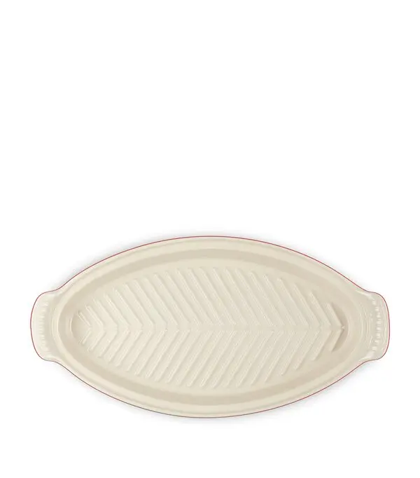 LE CREUSET Stoneware Heritage Fish Baker