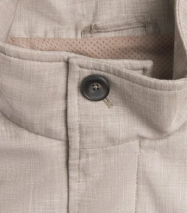 Herno Linen-wool-silk Jacket - Beige