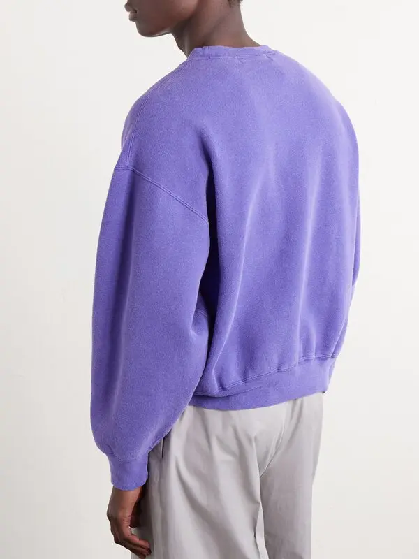 REMI RELIEF Printed Cotton-jersey Sweatshirt