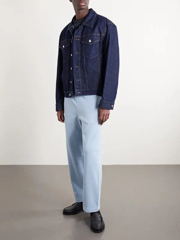 REMI RELIEF Straight-leg Cotton-jersey Sweatpants