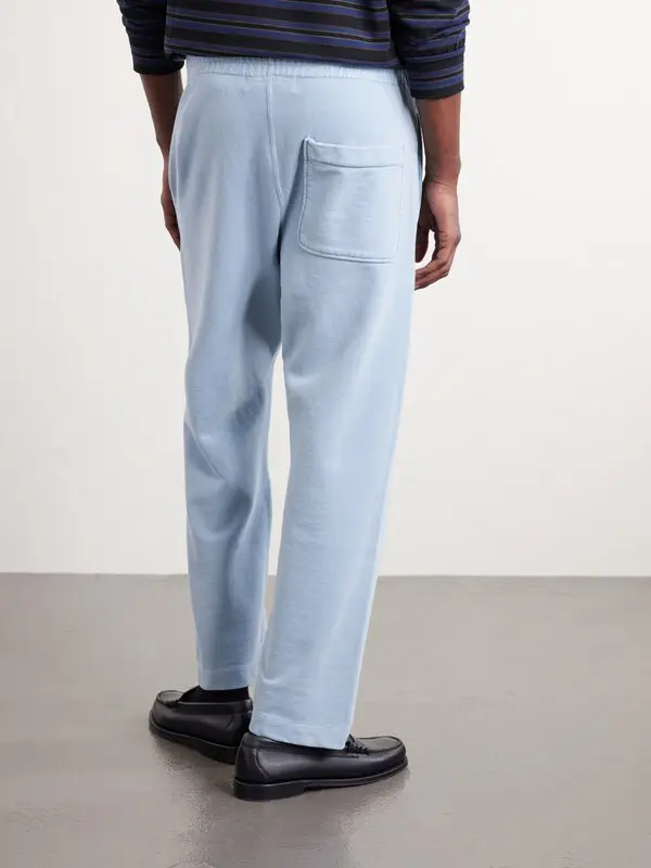 REMI RELIEF Straight-leg Cotton-jersey Sweatpants
