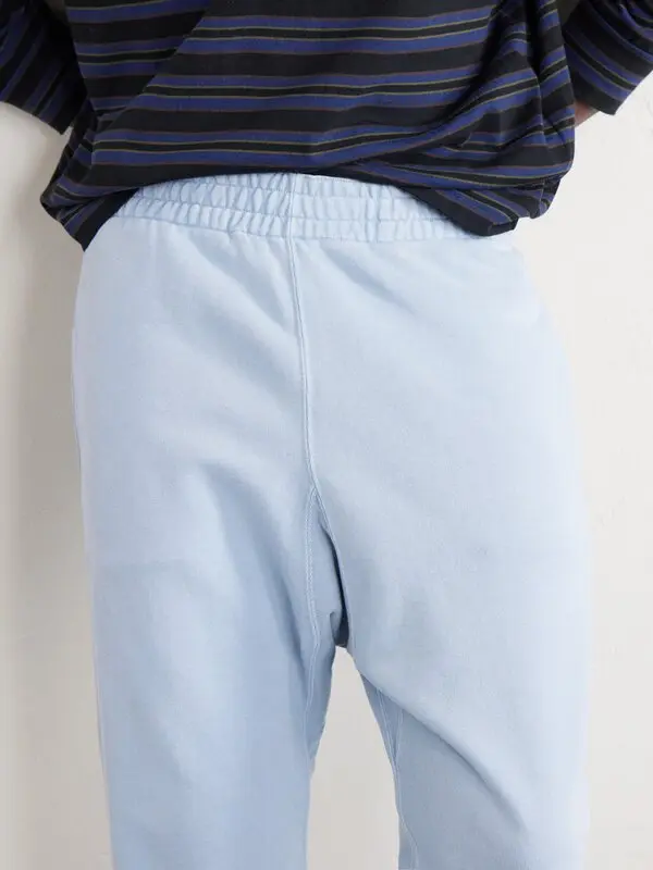 REMI RELIEF Straight-leg Cotton-jersey Sweatpants