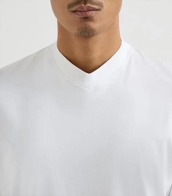 Brunello Cucinelli Cotton V-neck T-shirt