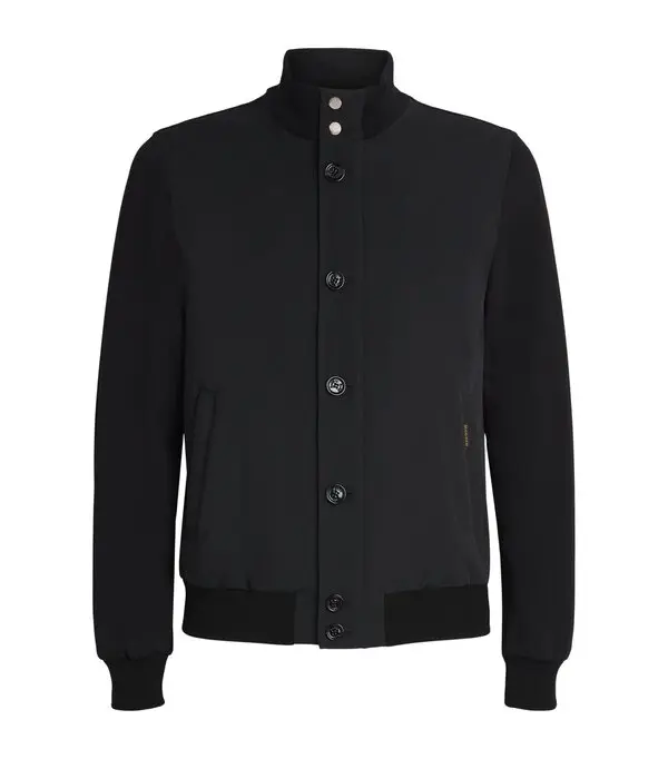 MOORER Fidani-jkr Bomber Jacket - Black