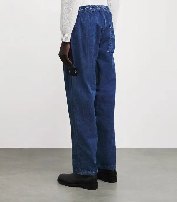 Stone Island Hollow Fibre Fatigue Trousers - Blue