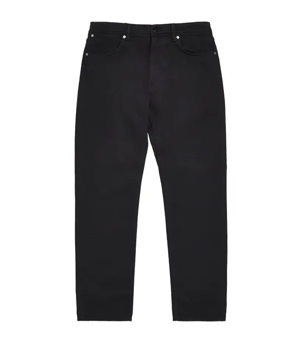 Stone Island Light Bull Straight-fit Jeans - Black