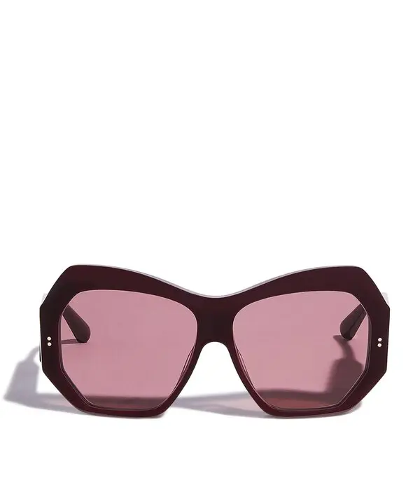 JOSEPH Slima Butterfly Sunglasses - Red