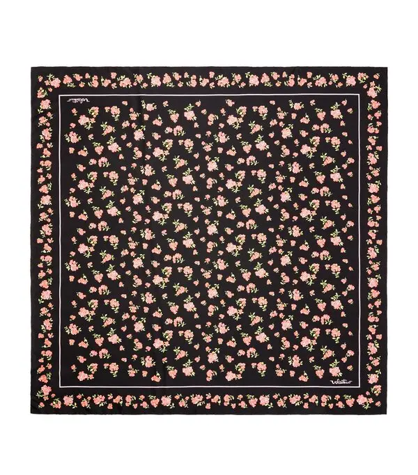 Valentino Garavani Silk Floral Scarf