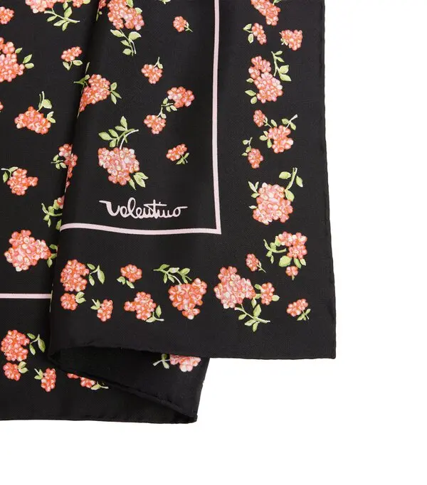Valentino Garavani Silk Floral Scarf