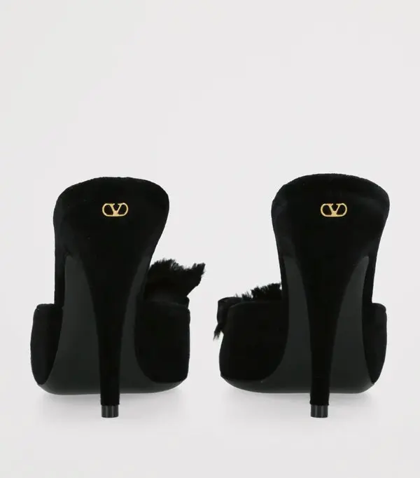 Valentino Garavani Velvet Marie A Heeled Sandals 105
