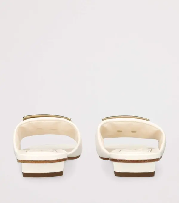 ROGER VIVIER Leather Belle Vivier Mules