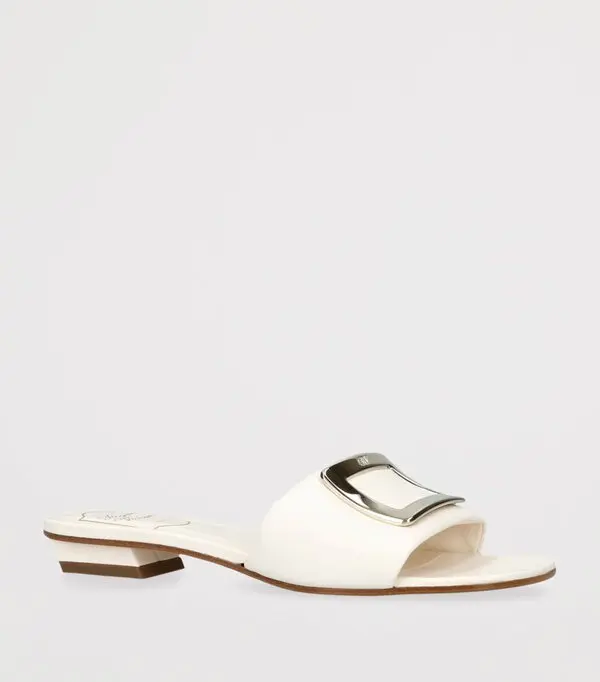ROGER VIVIER Leather Belle Vivier Mules