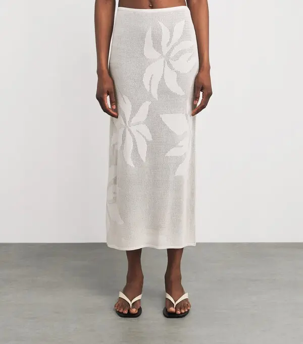 SIR. Knitted Solange Midi Skirt