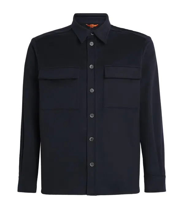 Barena Venezia Cashmere Overshirt - Navy
