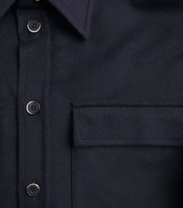 Barena Venezia Cashmere Overshirt - Navy