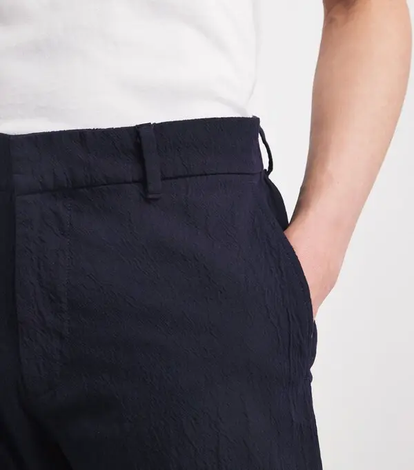 Barena Venezia Cotton-blend Crinkle Trousers