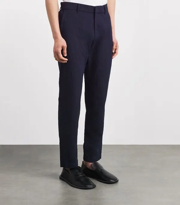Barena Venezia Cotton-blend Crinkle Trousers