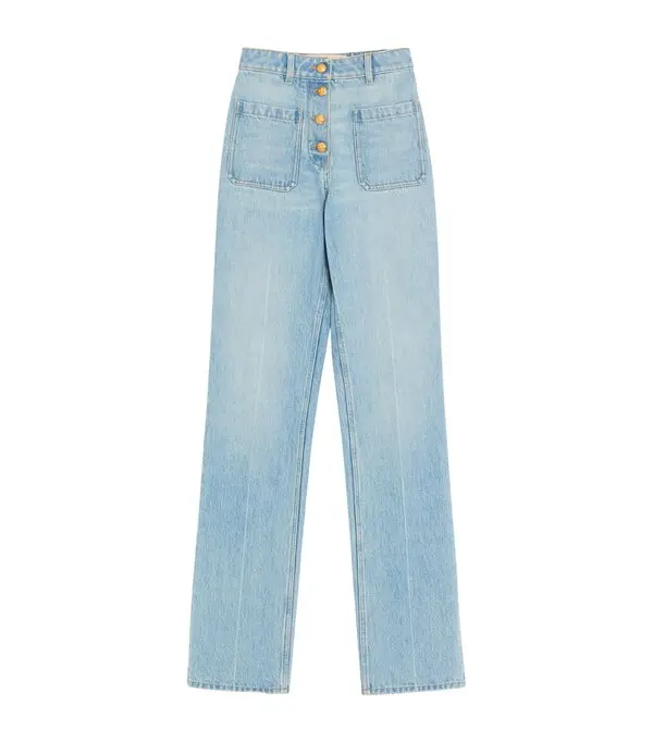 Valentino Garavani Straight Leg Jeans - Blue