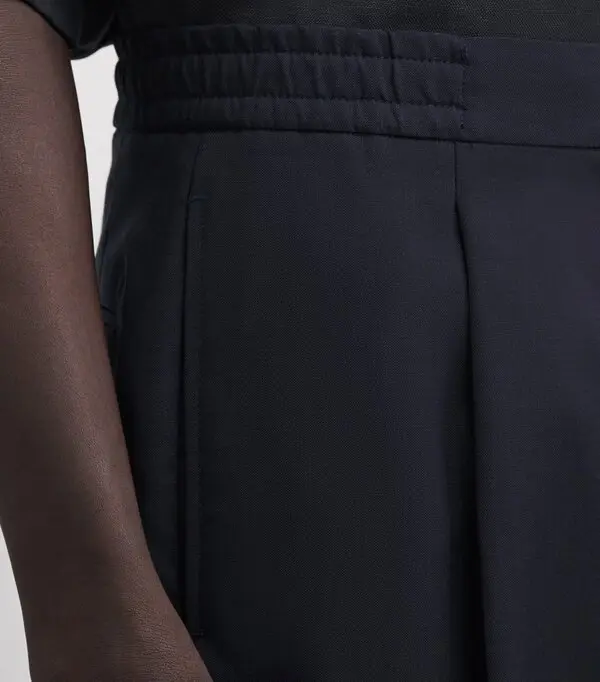 Officine Générale Wool Drew Drawstring Trousers