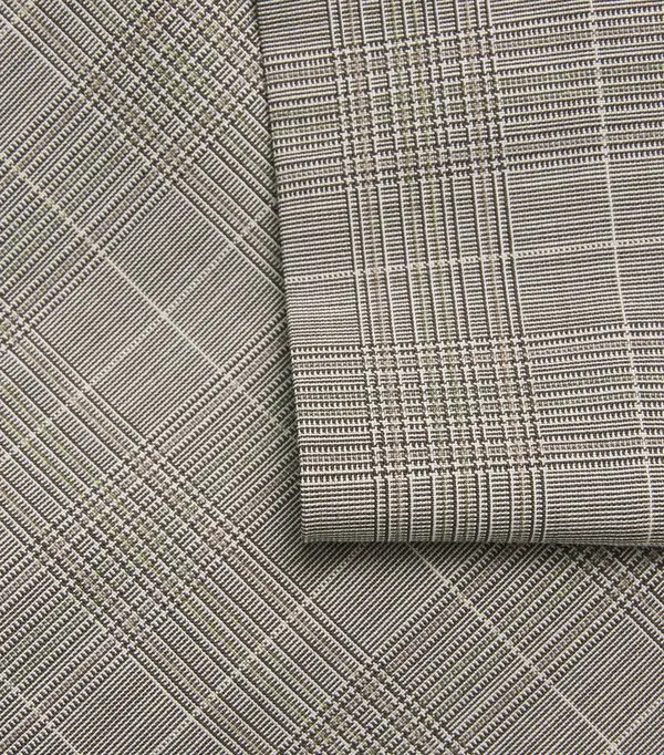 Maje Wool-blend Check Tailored Trousers