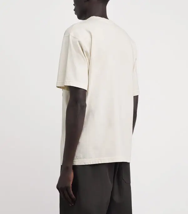 Stone Island Cotton Logo-pocket T-shirt - Ivory