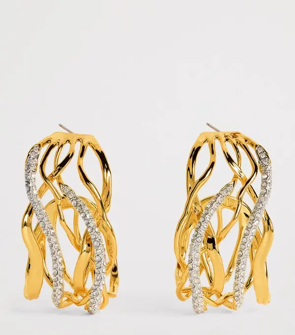 Alexis Bittar Plated Solanales Woven Earrings