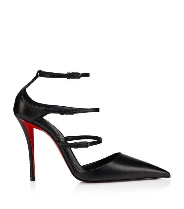 CHRISTIAN LOUBOUTIN Milena 100 Leather Pumps - Black