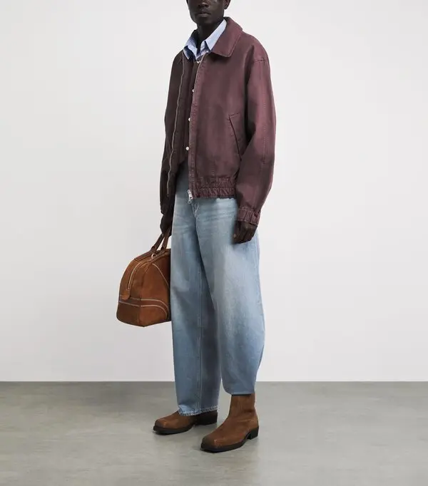 Our Legacy Cotton-linen Command Jacket - Red