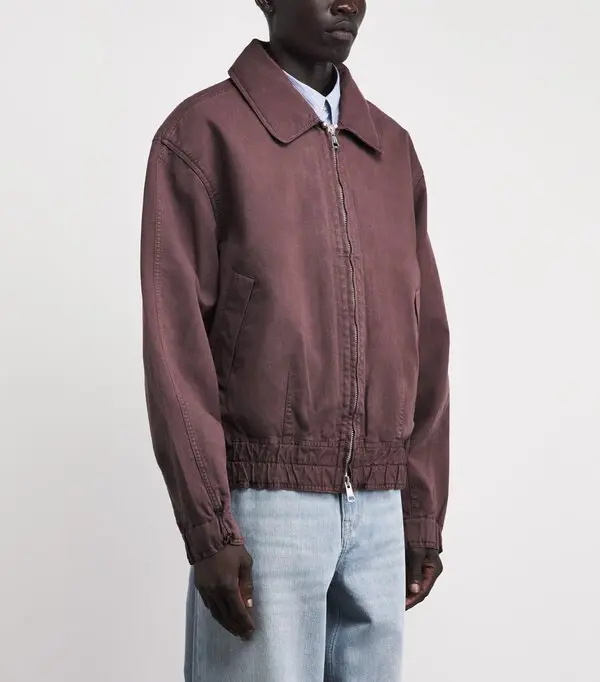 Our Legacy Cotton-linen Command Jacket - Red