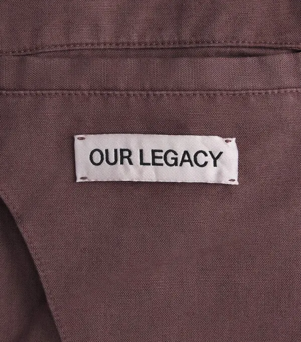 Our Legacy Cotton-linen Command Jacket - Red