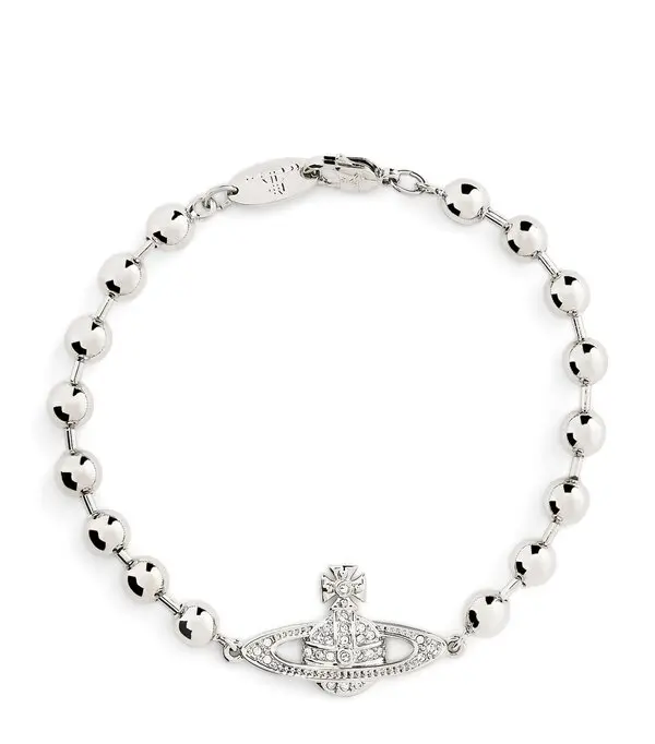 VIVIENNE WESTWOOD Thames Mini Bas Relief Bracelet - Silver