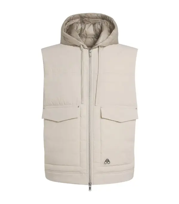 Moose Knuckles Down-filled Brixton Gilet - White