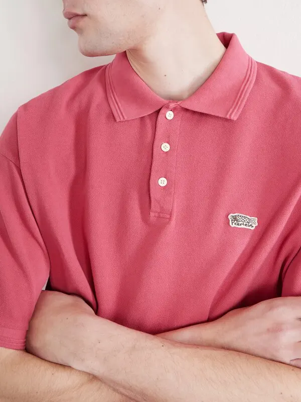Visvim Logo-embroidered Cotton Polo Shirt