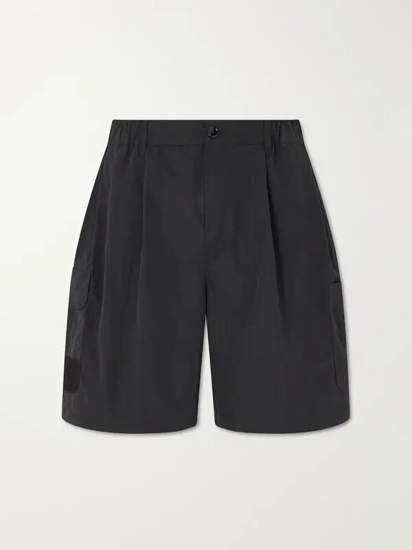A KIND OF GUISE Quito Straight-leg Shell Drawstring Shorts - Black