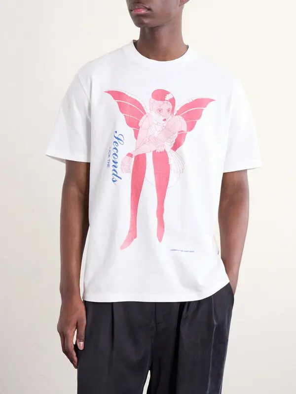 Our Legacy Printed Cotton-jersey T-shirt - White
