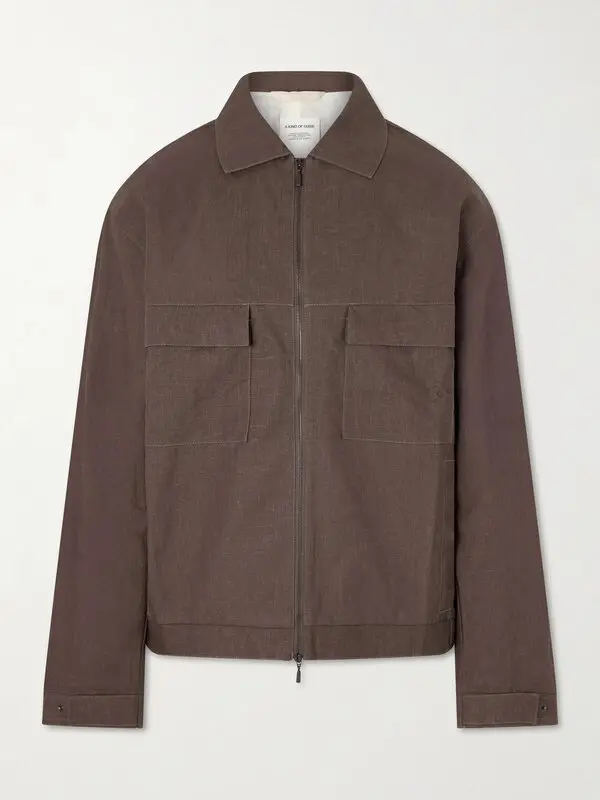 A KIND OF GUISE Embu Linen Jacket - Brown