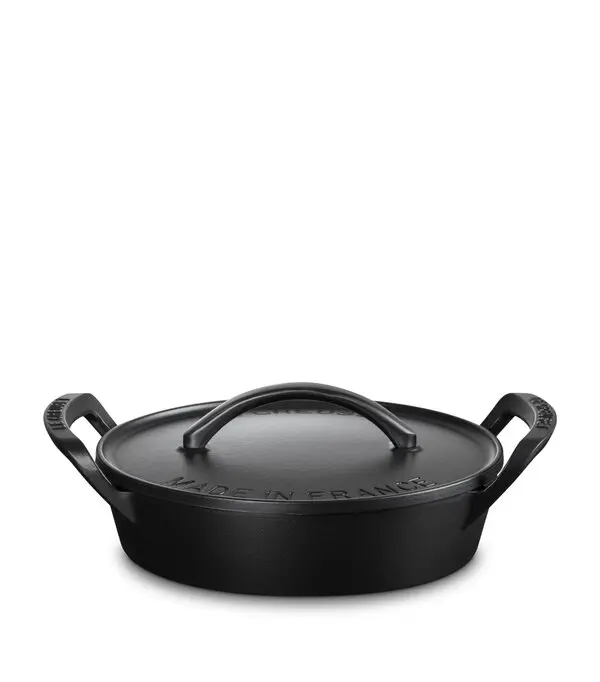 LE CREUSET Cast Iron Bbq Shallow Casserole Dish - Black